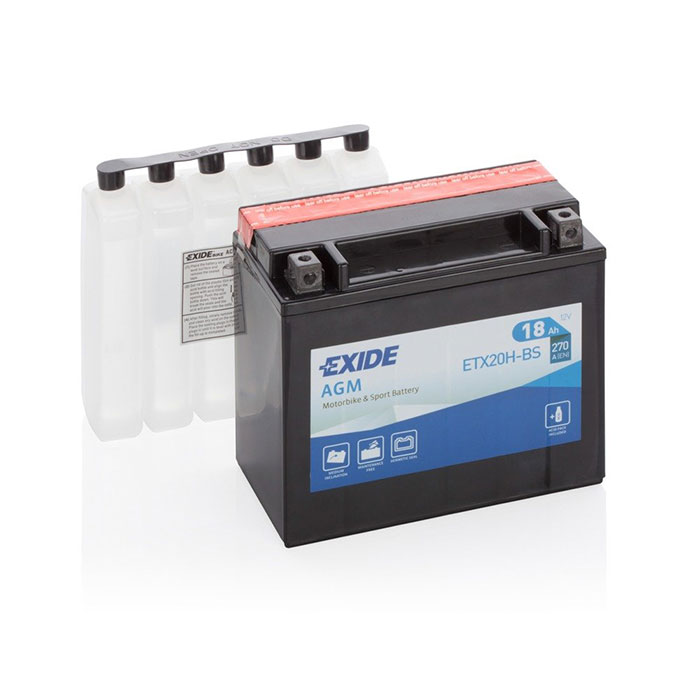 Akumulator EXIDE YTX20H-BS 18Ah L+ 270A(EN) 175x87x155 AGM - Q Centar